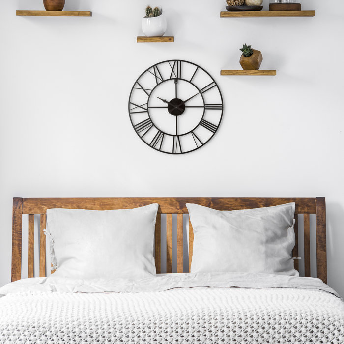 Gracie Oaks Fraley Metal Wall Clock & Reviews | Wayfair