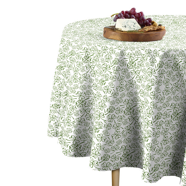 East Urban Home Zyin Round Floral Tablecloth | Wayfair