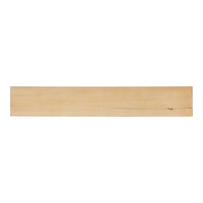 AllModern Shea Poplar Solid Wood Floating Shelf with Hooks & Reviews ...