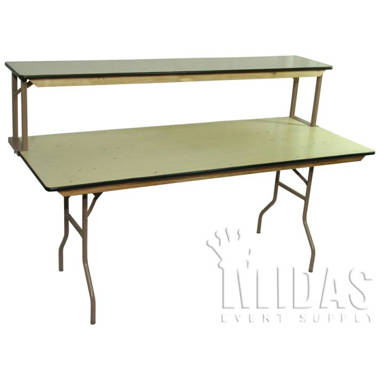 Midas Event Supply Elite Semi-Circle Bar Top Riser | Wayfair