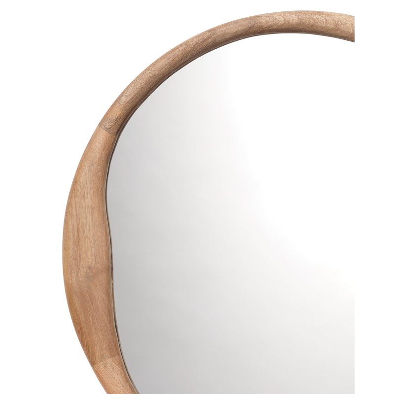 Jamie Young Company Round Wood Wall Mirror | Wayfair