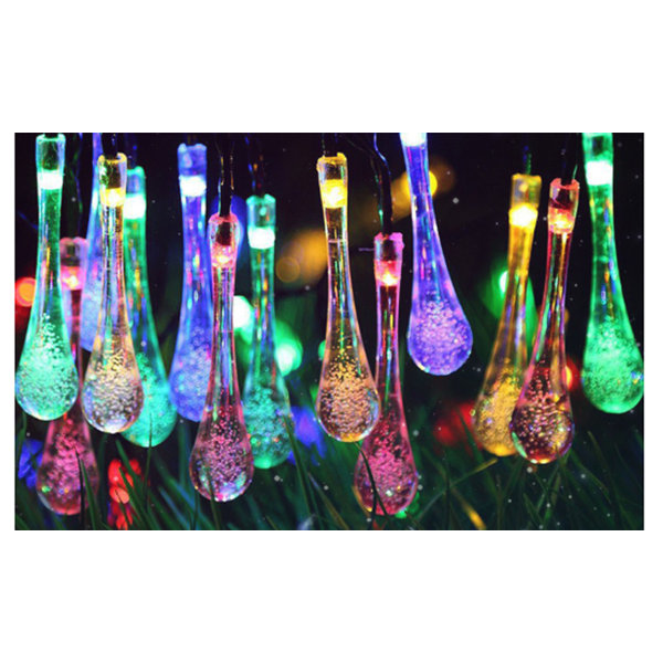 Metro Lane Analeece 14M LED Solar Powered 100 - Bulb Novelty String ...