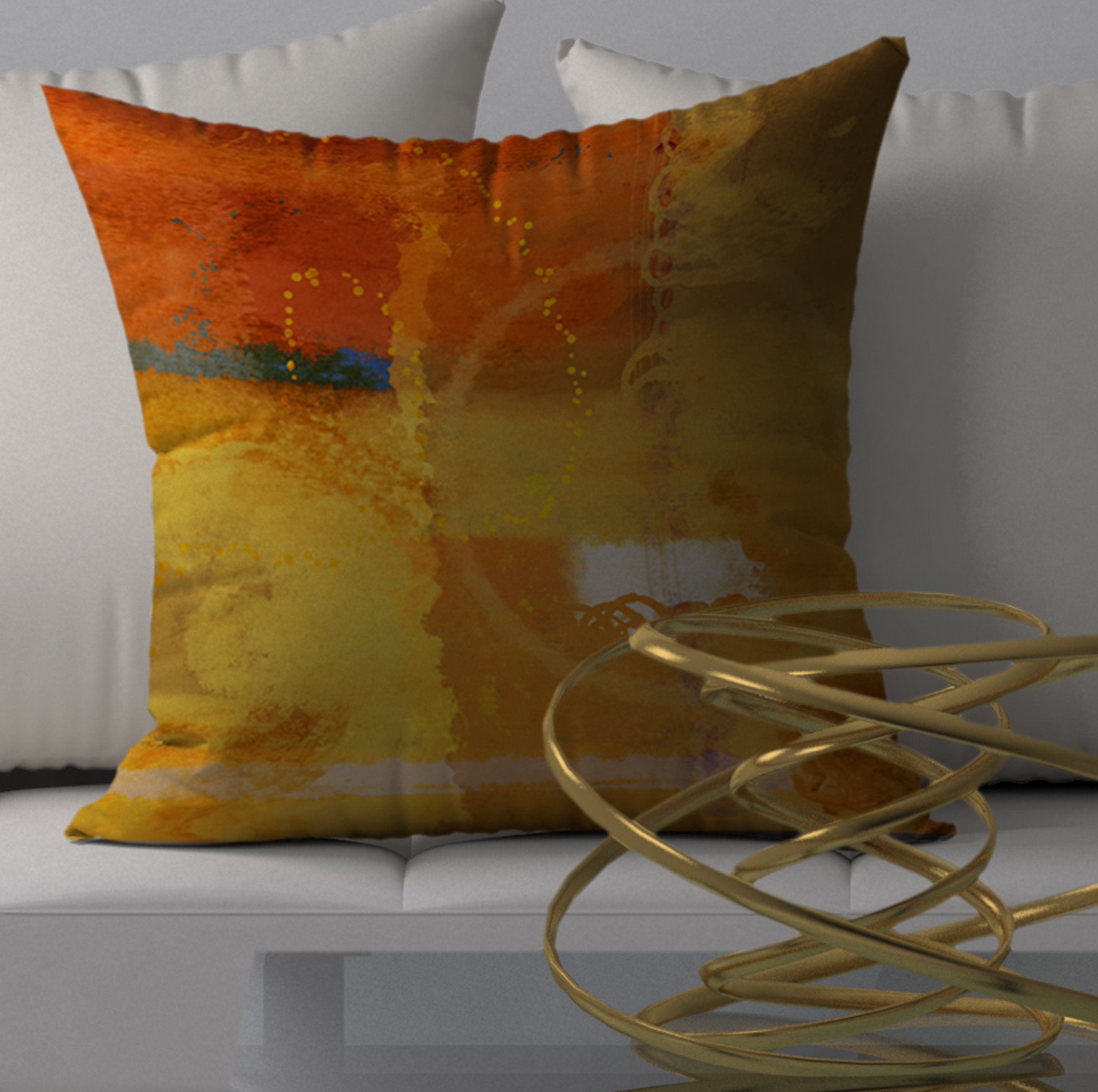 Orren Ellis Inviting Glamorous Square Pillow Cover & Insert | Wayfair Orren Ellis Inviting Glamorous Square Pillow Cover & Insert | Wayfair