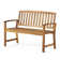 Highland Dunes Royce Wooden Garden Bench & Reviews | Wayfair