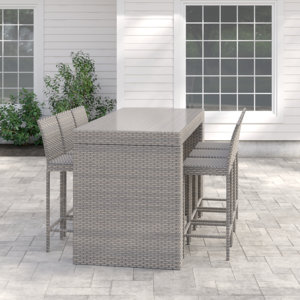 Sol 72 Outdoor™ Rochford Rectangular Outdoor Dining Set & Reviews | Wayfair