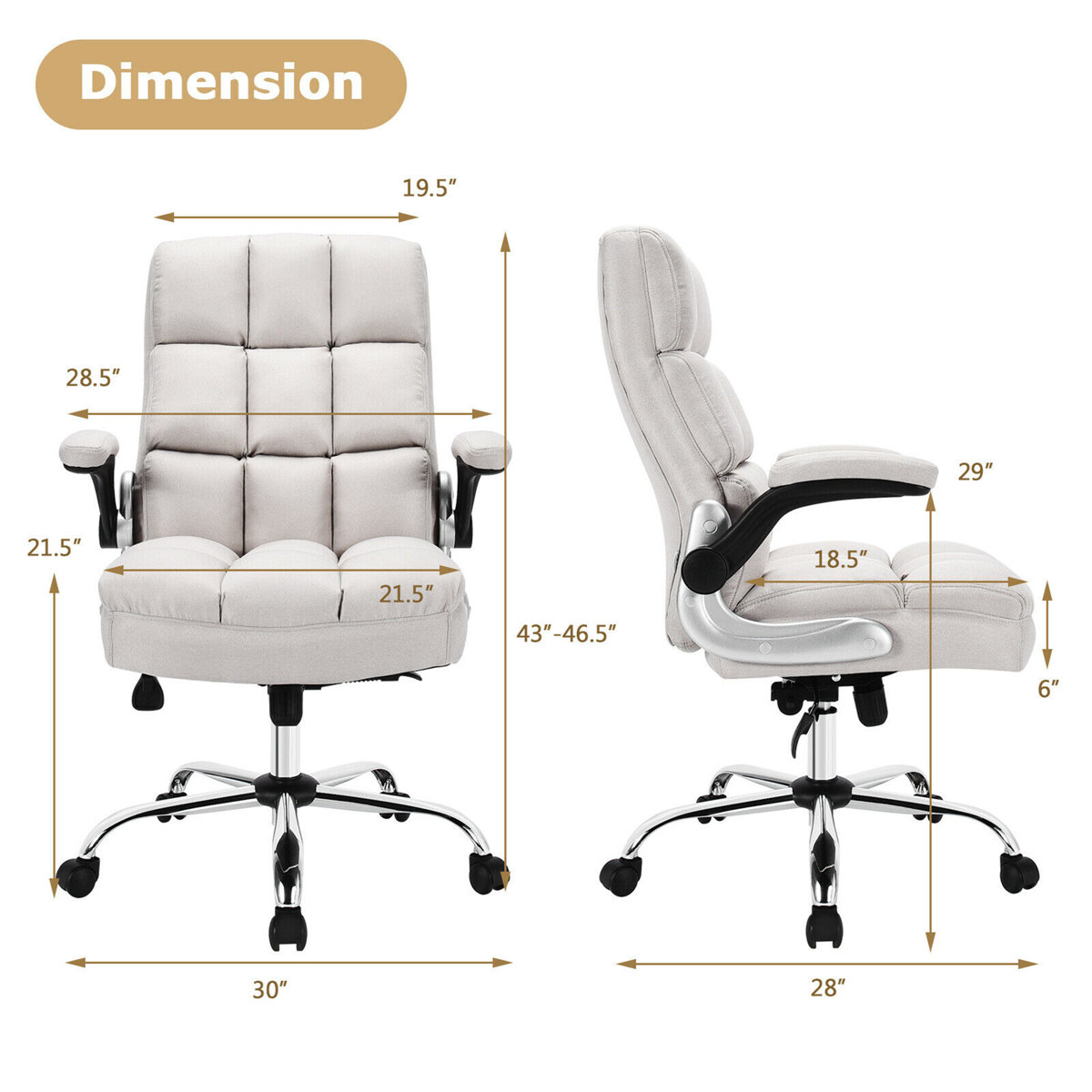 Inbox Zero Dois Executive Chair & Reviews | Wayfair