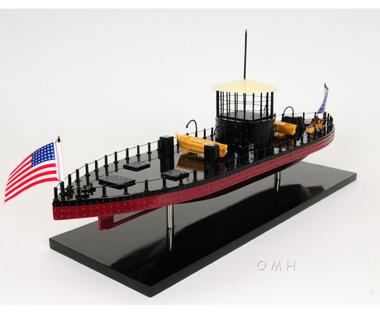 Old Modern Handicrafts USS Monitor Model Ship | Wayfair
