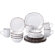 Lorren Home Trends Porcelain China Dinnerware Set - Service for 4 | Wayfair