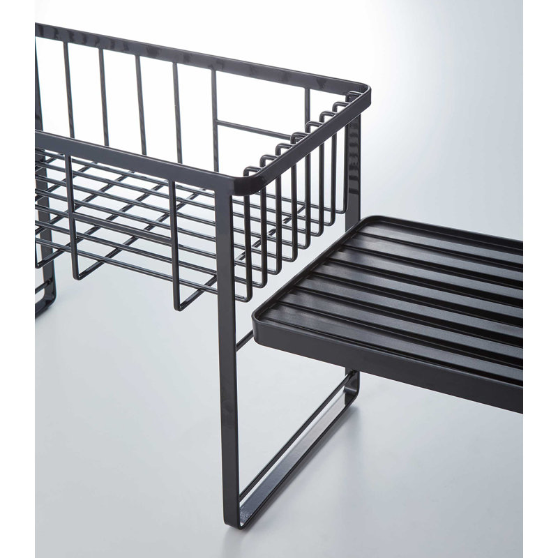 Yamazaki USA Tower Yamazaki Home Two-Tier Adjustable Dish Drainer Rack ...