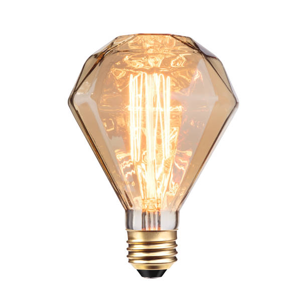 Next Glow 4 Watt (40 Watt Equivalent), LED Dimmable Light Bulb, Warm ...