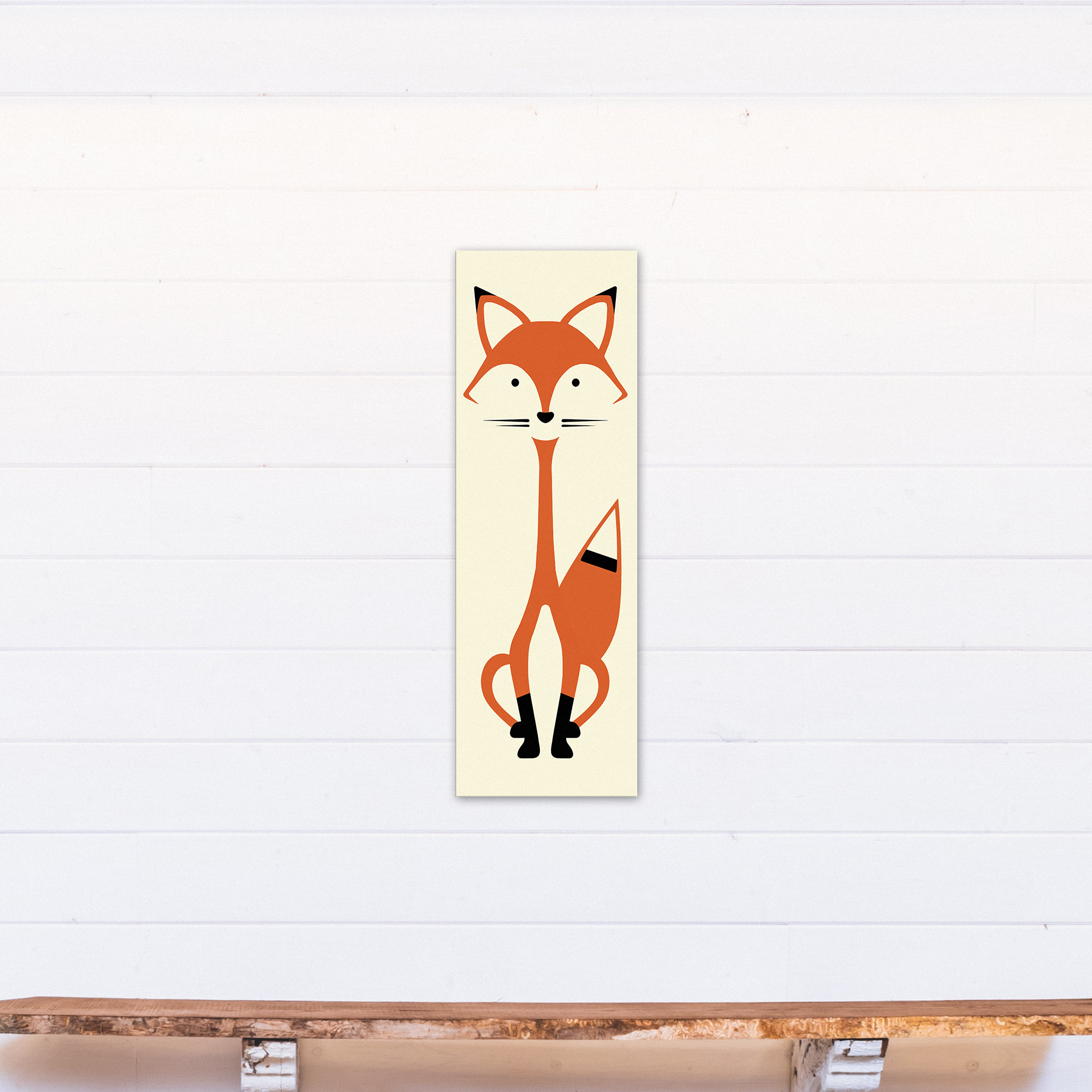 Zoomie Kids Mod Fox Canvas Art | Wayfair