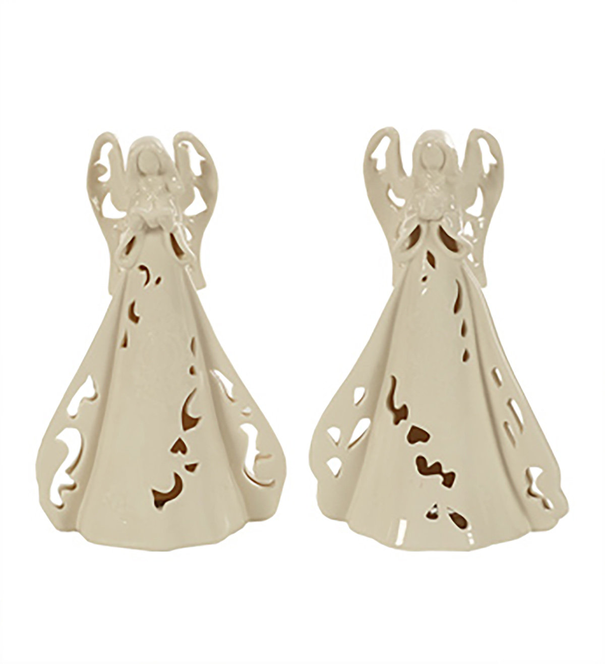 Trinx 2 Piece Akhari Light Up Angel Figurine Set | Wayfair