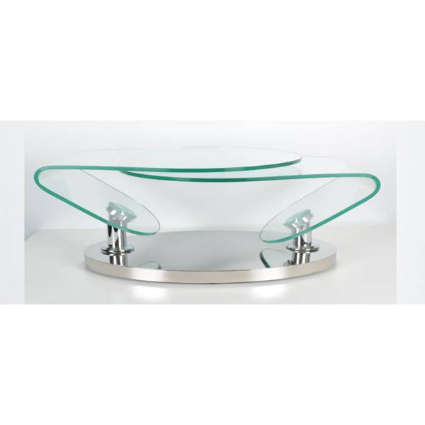 Mercer41 Wilken Glass Dining Table & Reviews | Wayfair