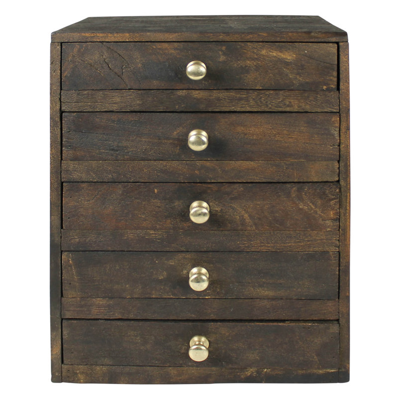 Gracie Oaks Milleigh 5 Drawer Storage Chest | Wayfair