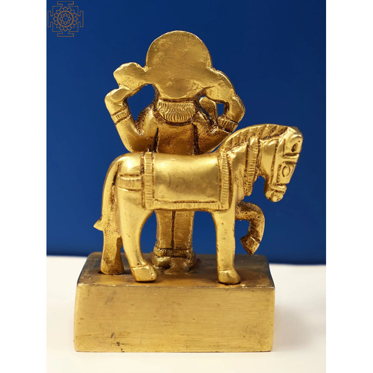 Exotic India Brass Shukra Statue | Wayfair
