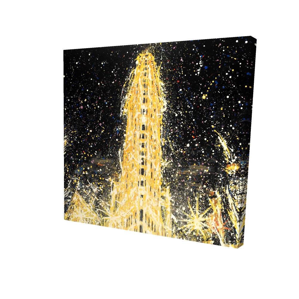Begin Edition International Inc. Abstract Flatiron Building - Wrapped ...