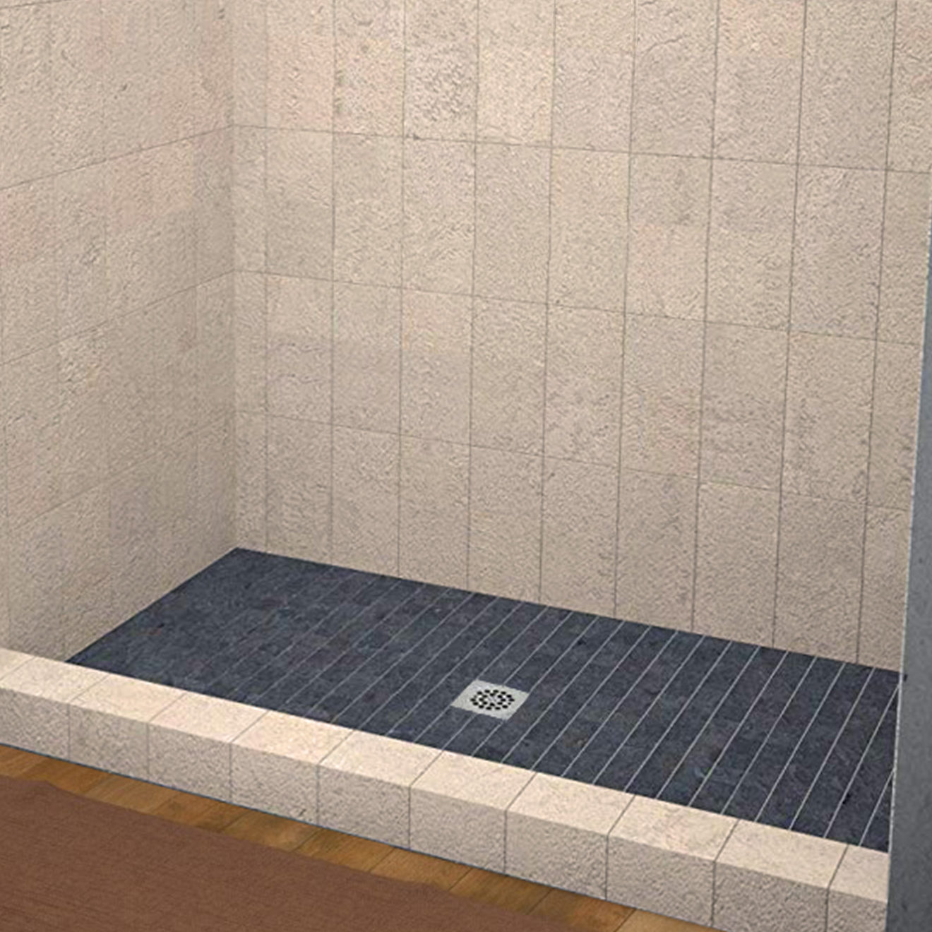WoodBridge 60" x 34" Shower Base | Wayfair