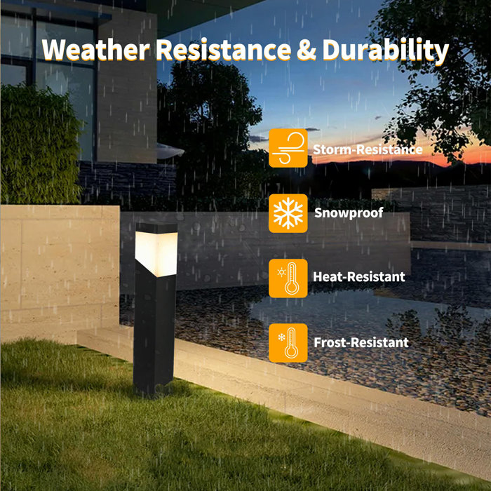 inowel Light Outdoor Pathway LED Lights E26 (Not Include) Modern Garden ...