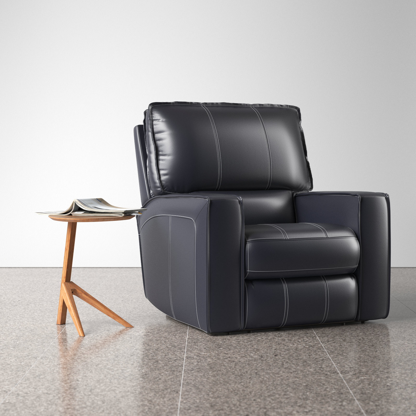 Wade Logan® Arzi Leather Power Recliner | Wayfair