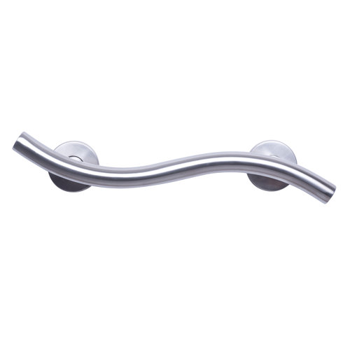CSI Bathware Left Hand Wave Design 14" Grab Bar & Reviews | Wayfair