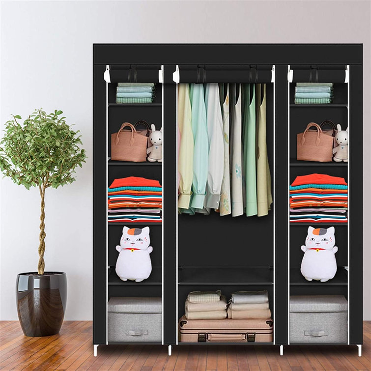Rebrilliant Wolbert 45Cm Portable Wardrobe | Wayfair.co.uk