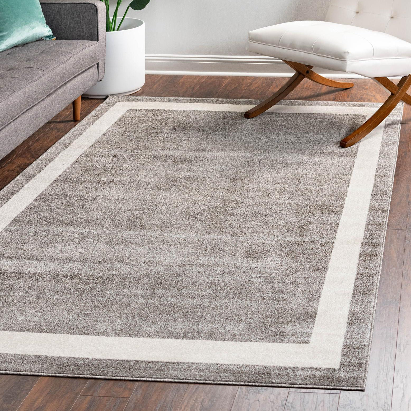 Breakwater Bay Islas Abstract Gray Area Rug & Reviews | Wayfair