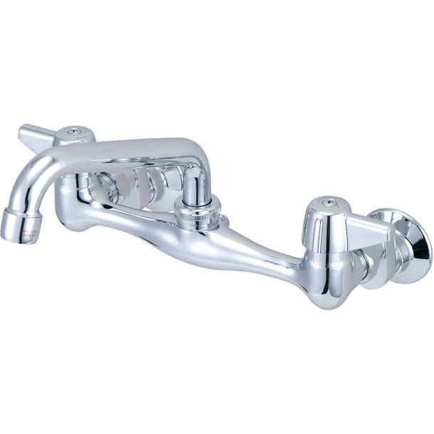 Central Brass Single Handle Wall Mounted Faucet | Wayfair