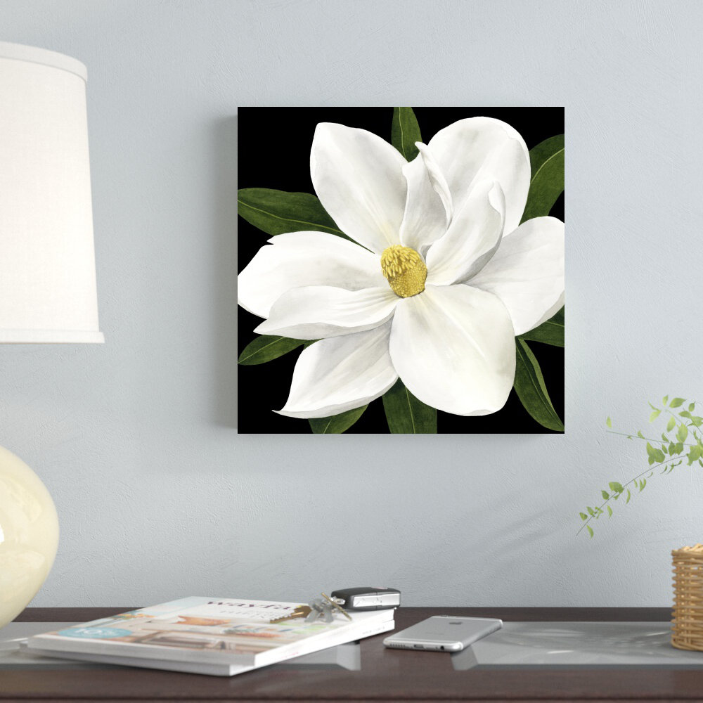 Winston Porter Midnight Magnolia II by - Wrapped Canvas Painting | Wayfair