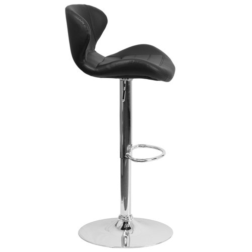 Orren Ellis Oakgrove Swivel Adjustable Height Bar Stool & Reviews | Wayfair