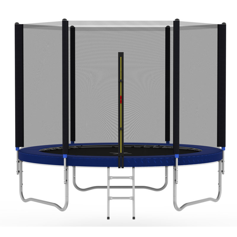 Freeport Park Heavy Duty 8' Above Ground Trampoline with Safety ...
