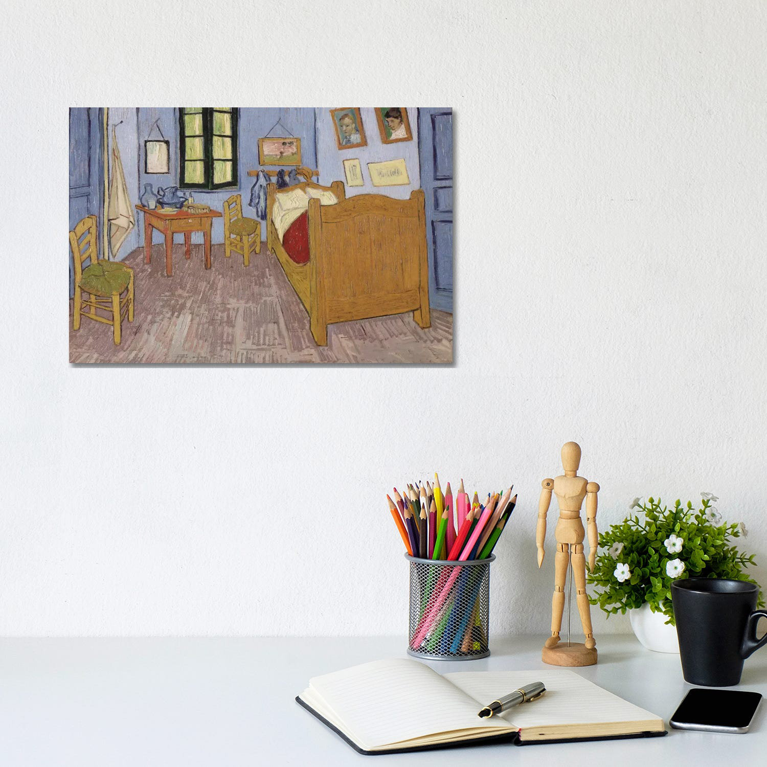 Marlow Home Co. Bedroom In Arles, Third Version, September 1889 (Musee ...