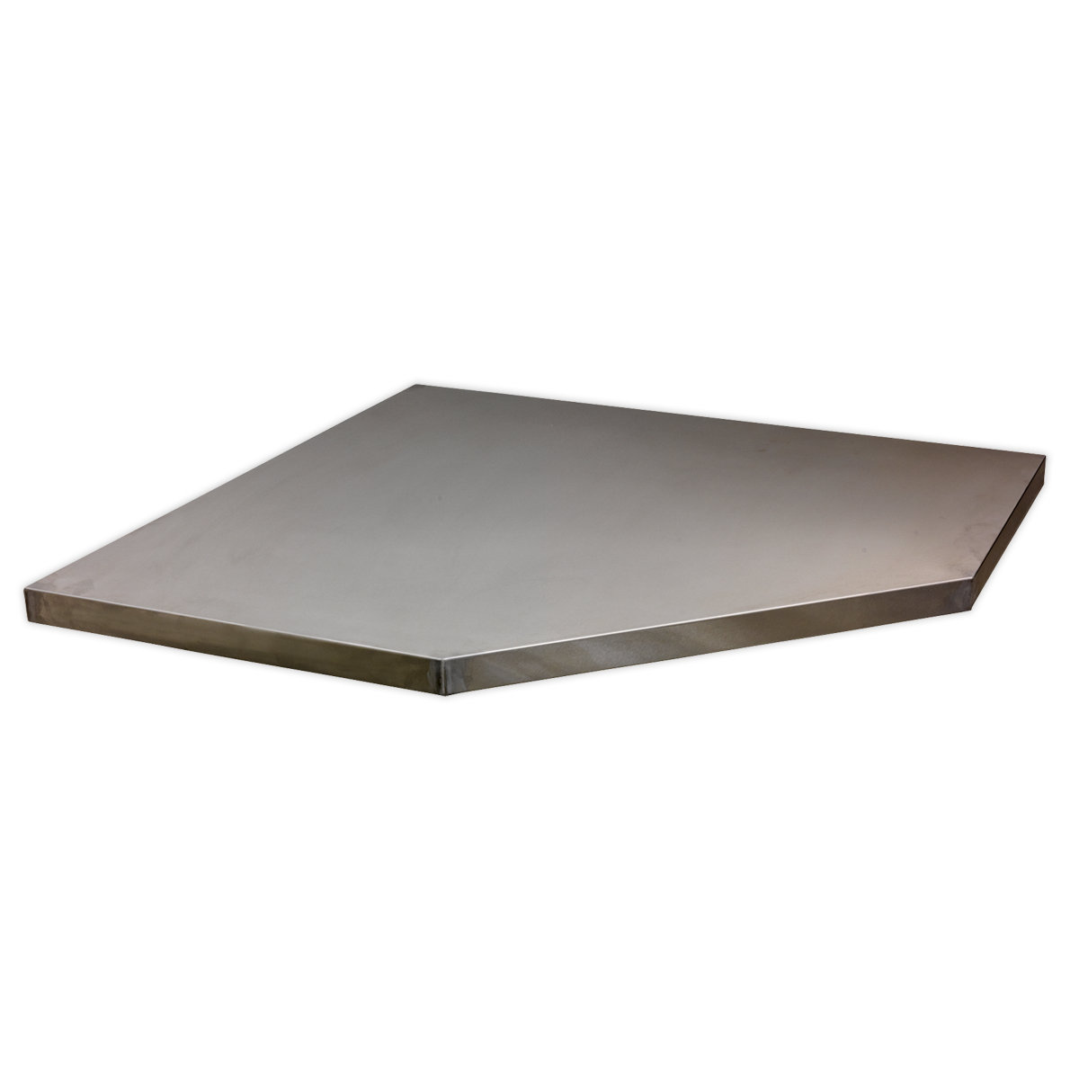 Symple Stuff Keiko Stainless Steel Worktop for Modular Corner Cabinet ...