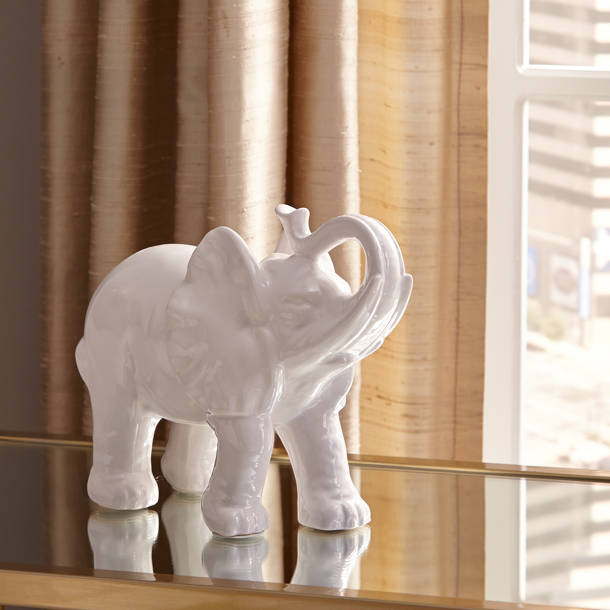 Hi-Line Gift Ltd. Elephant with Trunk Up Statue & Reviews | Wayfair