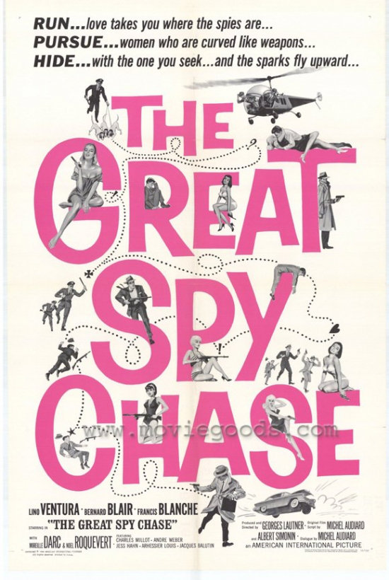 Posterazzi Pop Culture Graphics Great Spy Chase Movie Poster - Unframed ...