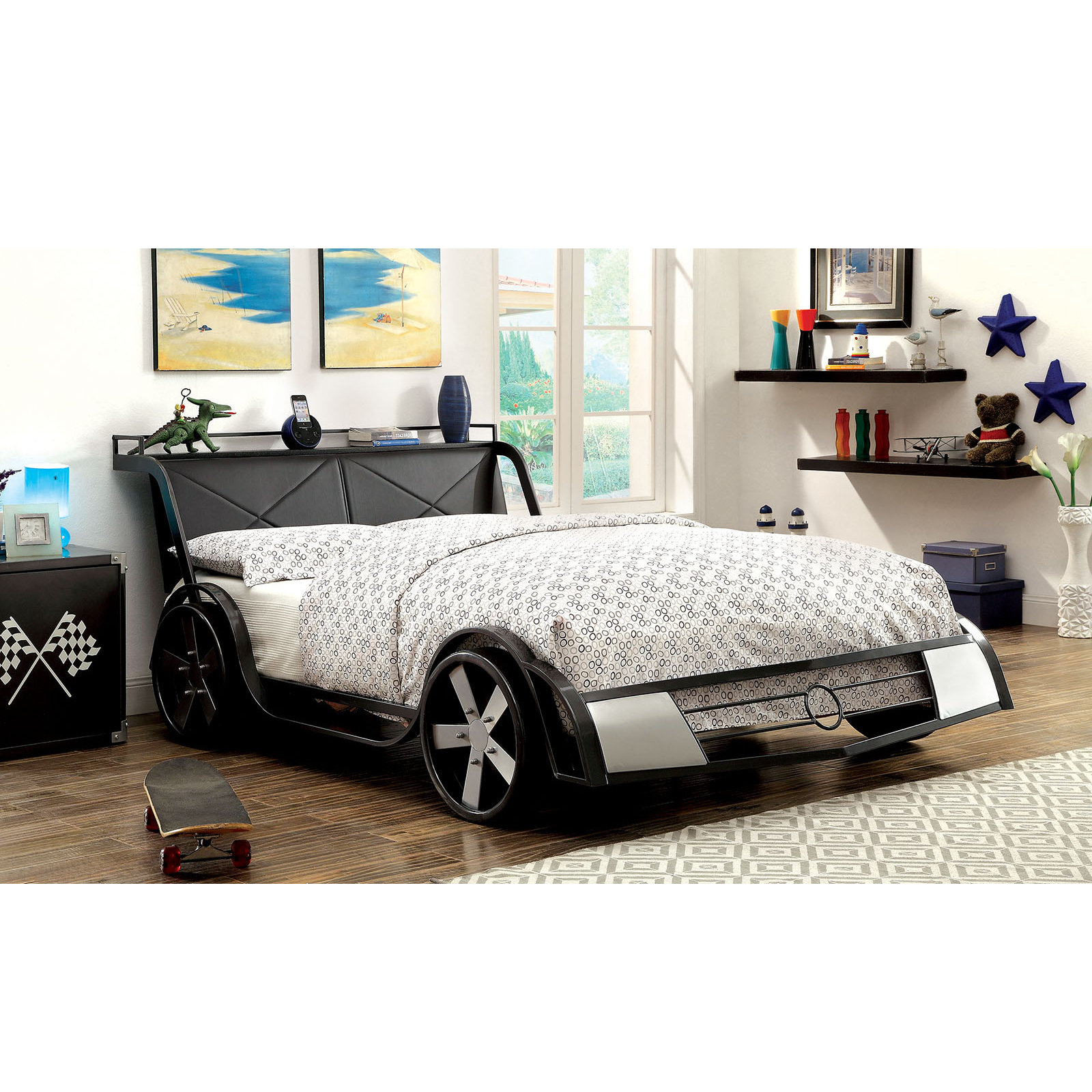 Zoomie Kids Theodora Upholstered Storage Bed | Wayfair