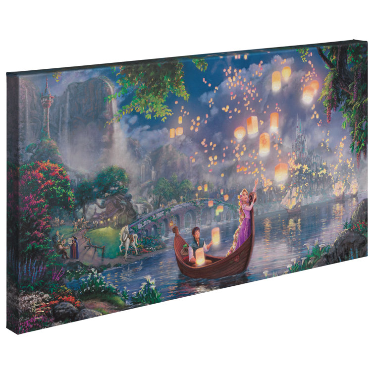Art Brand Studios Disneys Tangled by Thomas Kinkade Studios - Wrapped ...