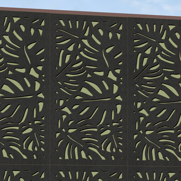 DESIGN-VU Tropics Decorative Privacy Panel | Wayfair