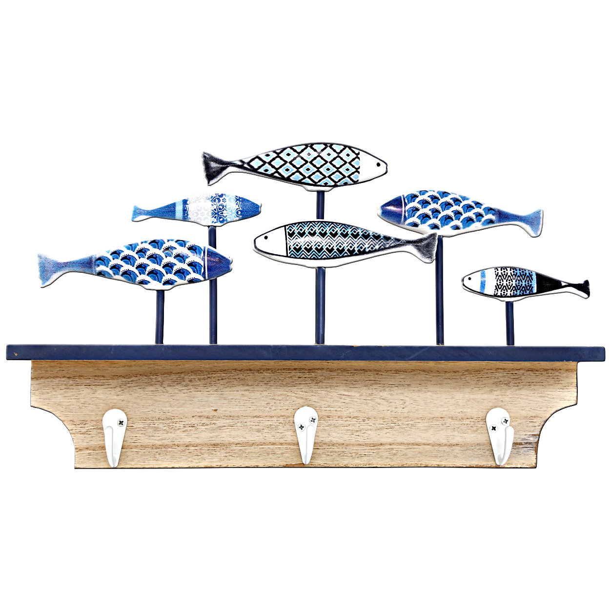 House of Hampton Fish Wall Décor With Hooks | Wayfair.co.uk