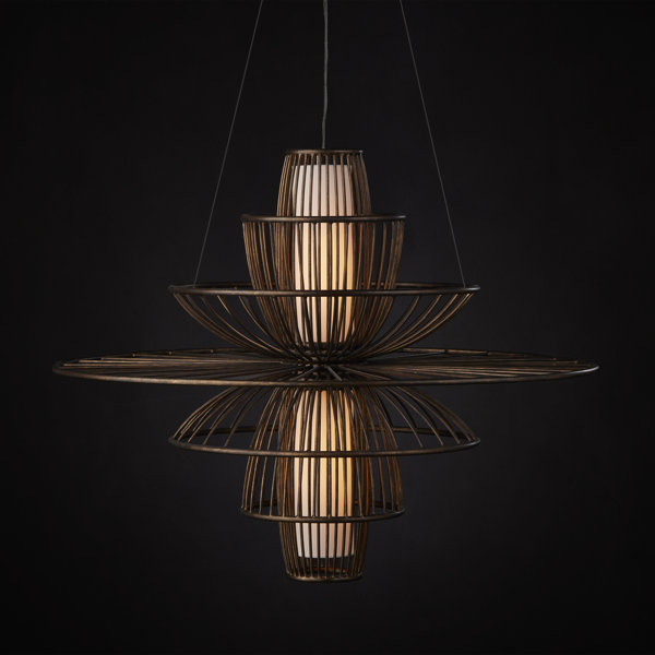 Currey & Company Benjiro 2 - Light Chandelier by Lan Thornton | Perigold
