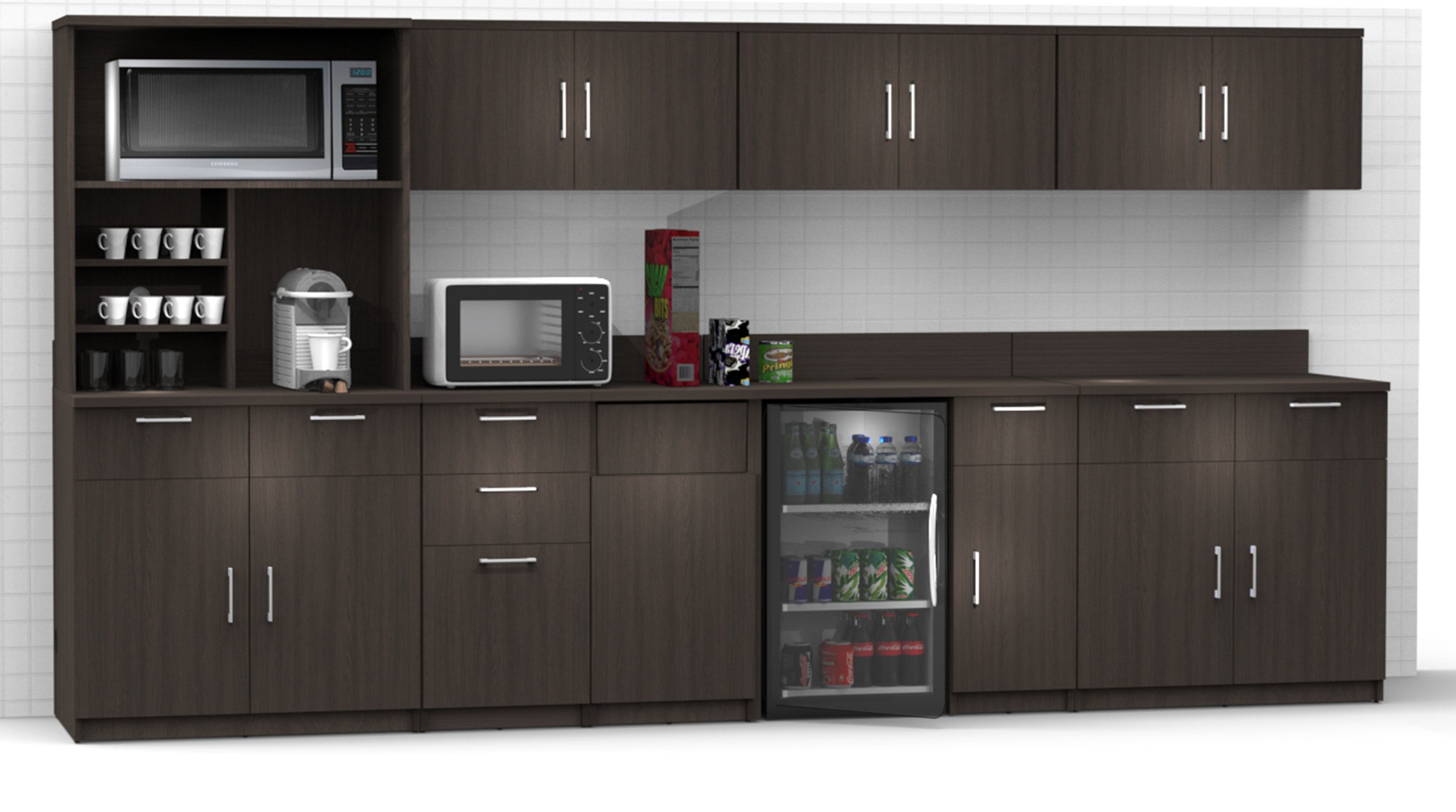 Breaktime Buffet Sideboard Kitchen Break Room Lunch Coffee Kitchenette ...