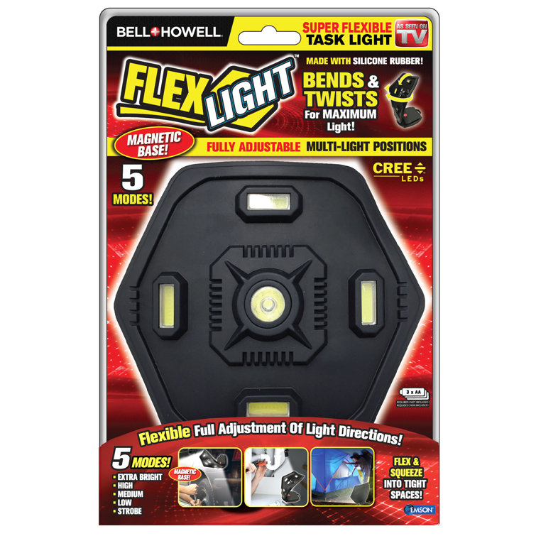 Bell & Howell Magnetic Flex Work Light 5 Modes Miscellaneous Light ...