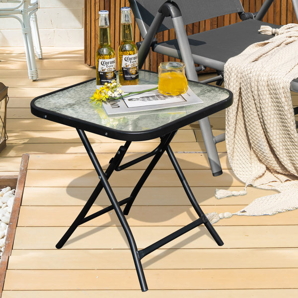 Outdoor-folding-snack-tables - Wayfair Canada