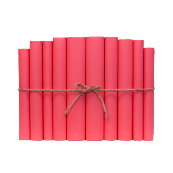 Latitude Run® Wrapped Colorpak Decorative Book Set | Wayfair