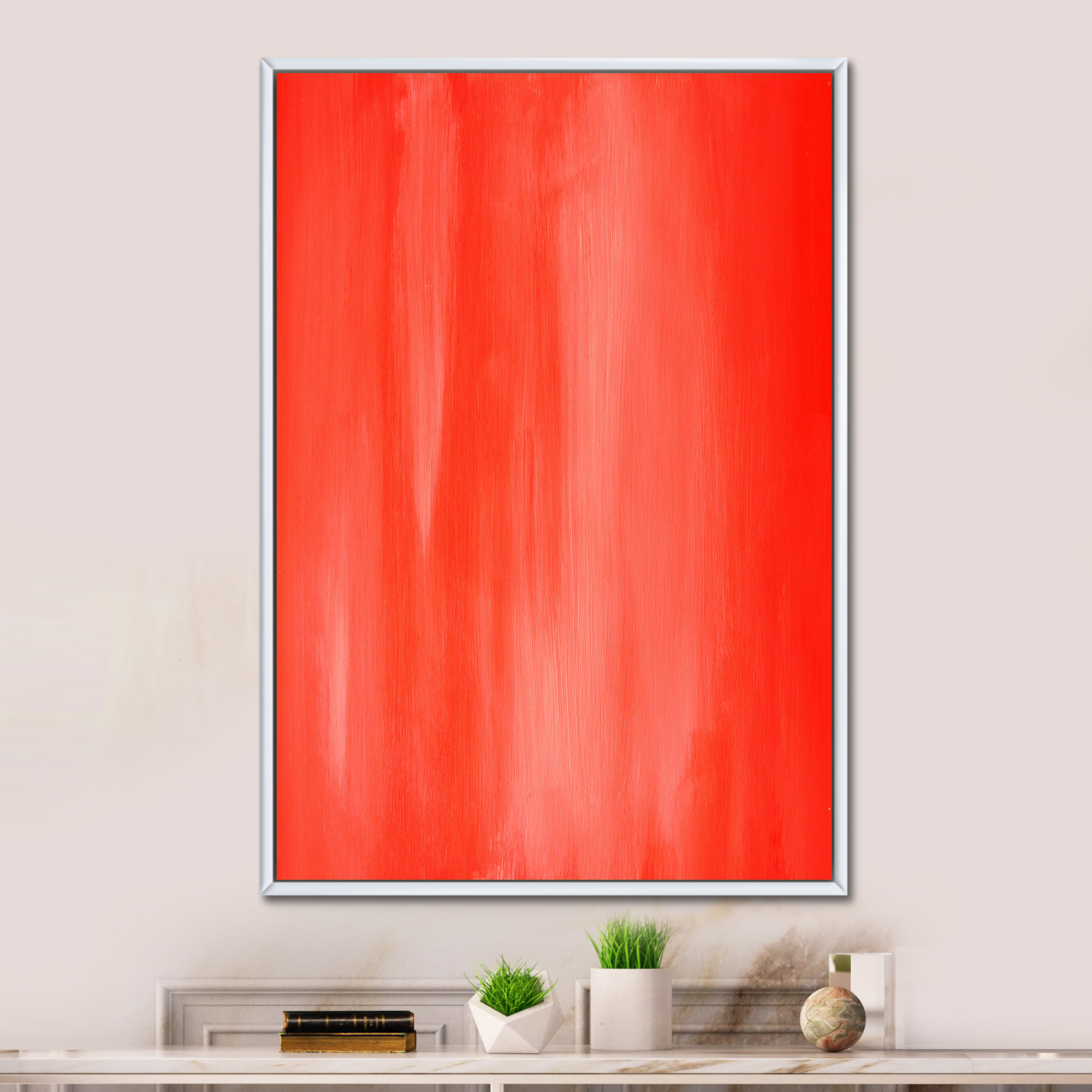 Wrought Studio Shades Of Red - Painting on Canvas | Wayfair