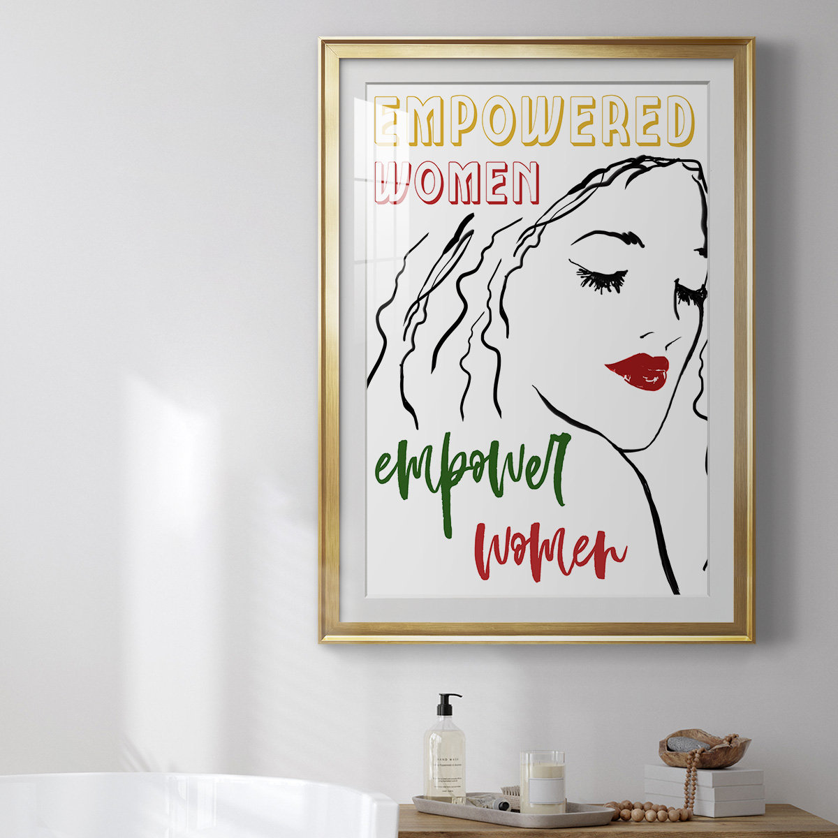 Trinx Empowered Women Empowered Women - Picture Frame Graphic Art | Wayfair