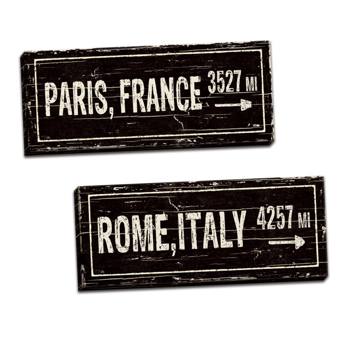 Bloomsbury Market Lovely Vintage Paris, France And Rome, Italy Distance ...