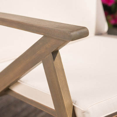 Union Rustic Acacia Outdoor Rocking Chair & Reviews | Wayfair