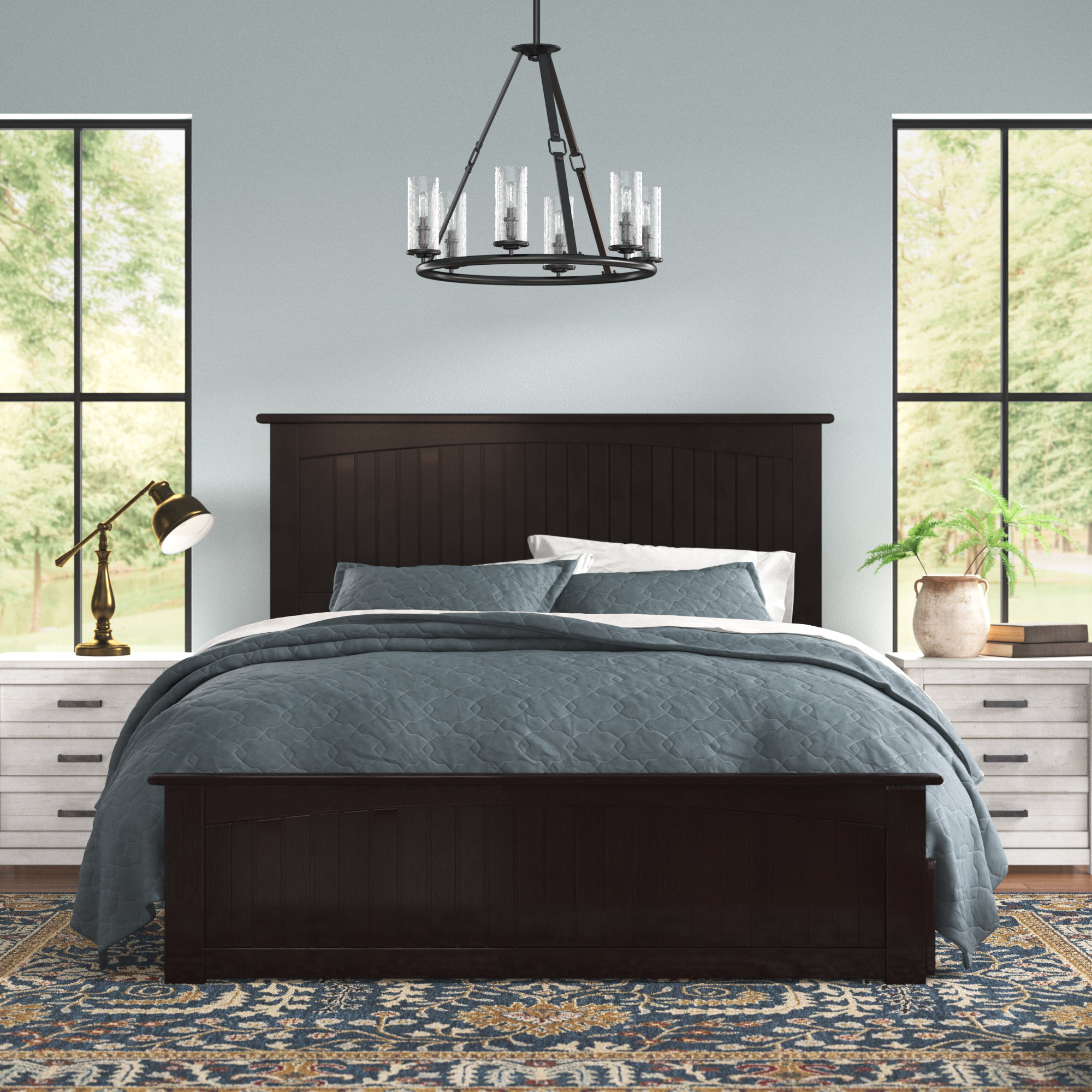 Three Posts™ Marquette Solid Wood Bed & Reviews | Wayfair
