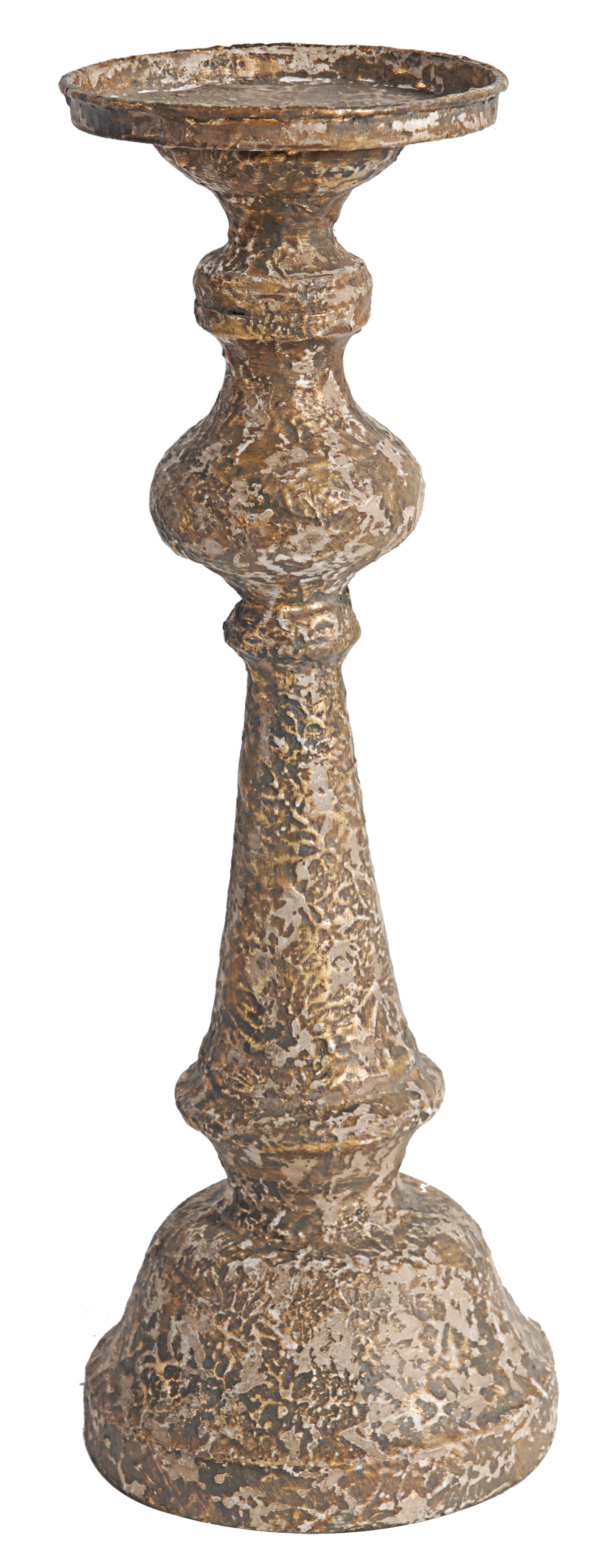 Fleur De Lis Living Tall Wood Candlestick & Reviews | Wayfair