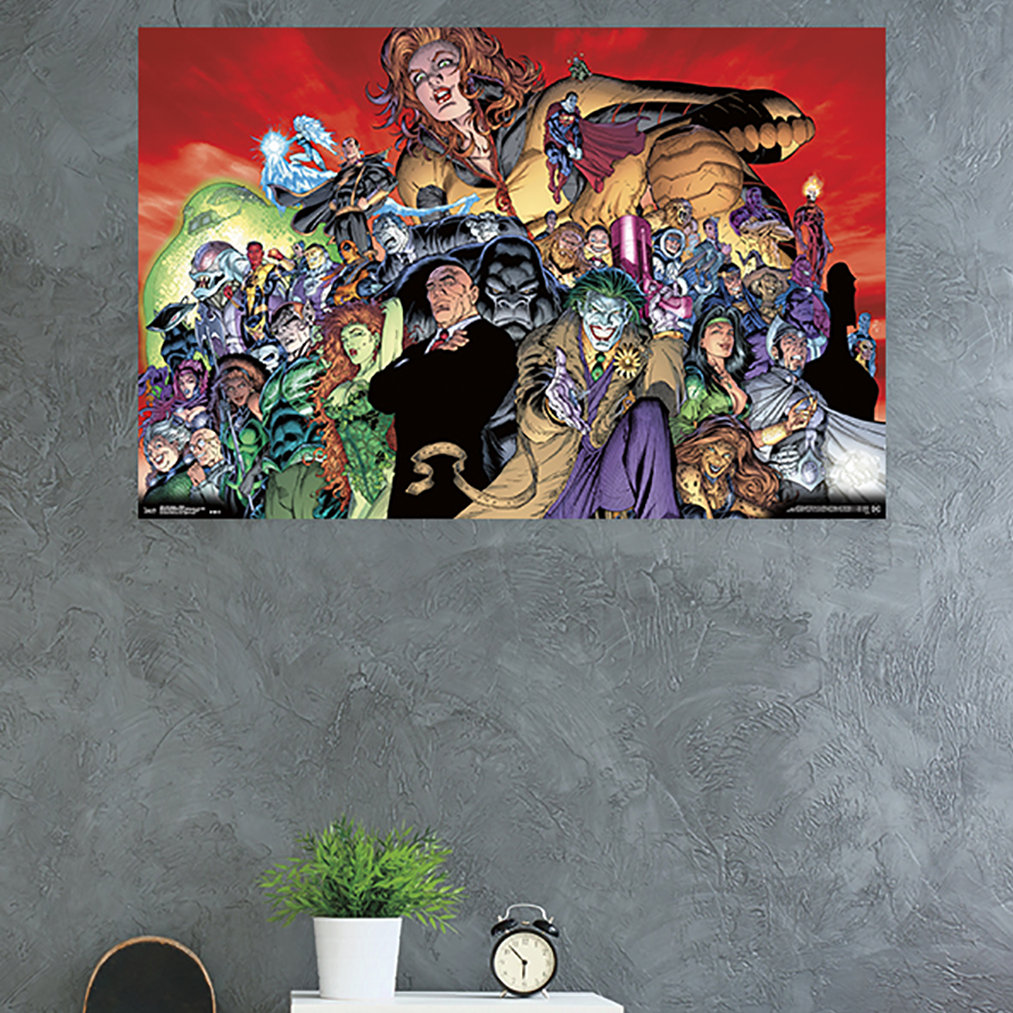 Trends International DC Comics - Villains Paper Print | Wayfair